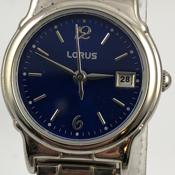 Lorus | Accessories | Vintage Lorus By Seiko Stainless Steel Date Watch ...